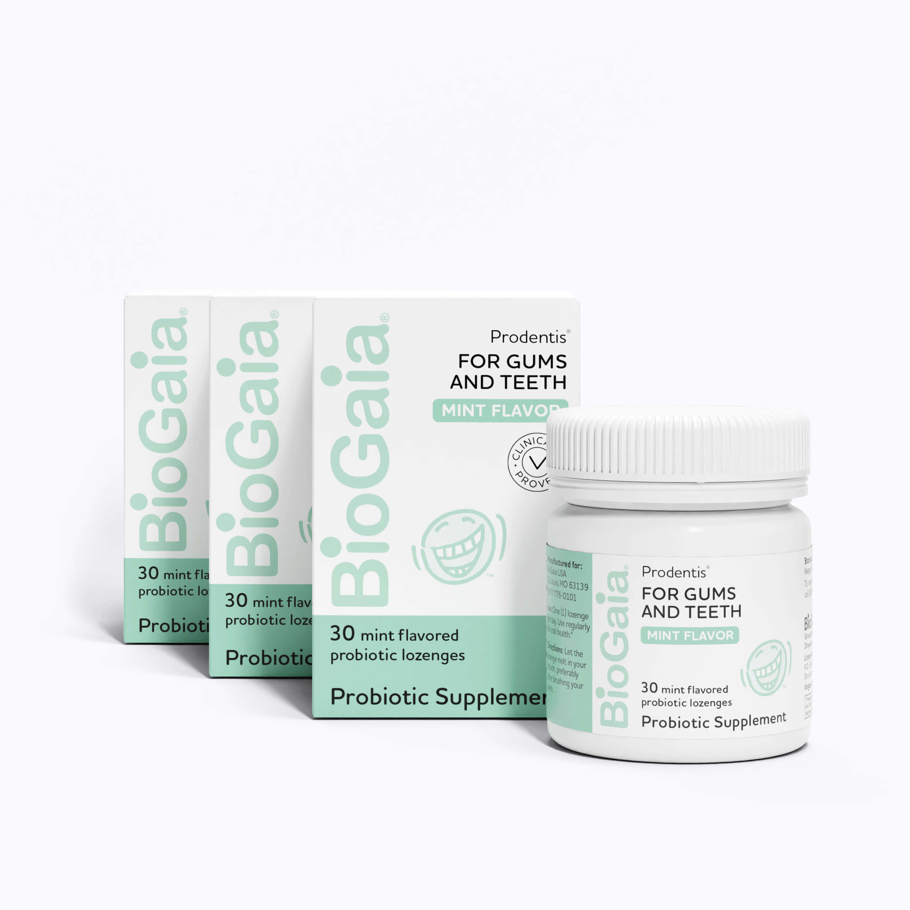 BioGaia Prodentis Mint 3-Pack Bundle | Probiotic for Healthy Gums