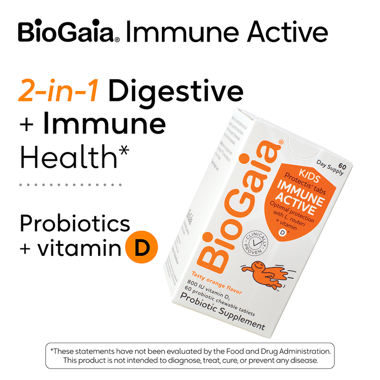 BioGaia Immune Active KIDS | Probiotic for healthy immune system