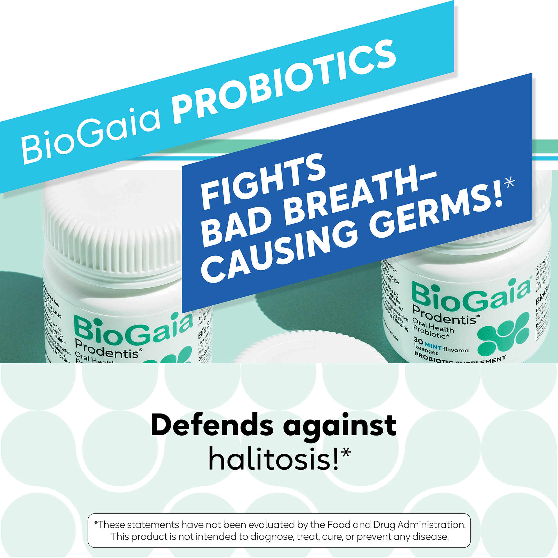 BioGaia Prodentis Mint 3-Pack Bundle | Probiotic for Healthy Gums