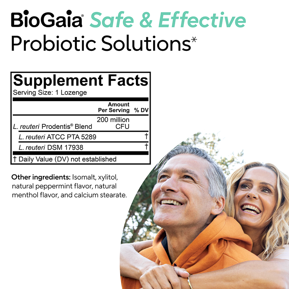 BioGaia Prodentis | Probiótico dental para encías sanas y aliento fresco