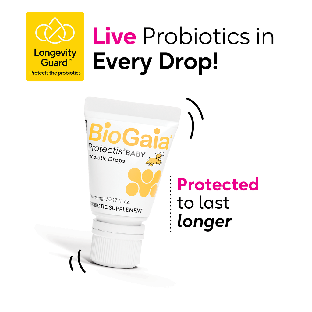 BioGaia Protectis BEBÉ | Probiótico para bebés | Ayuda con los cólicos